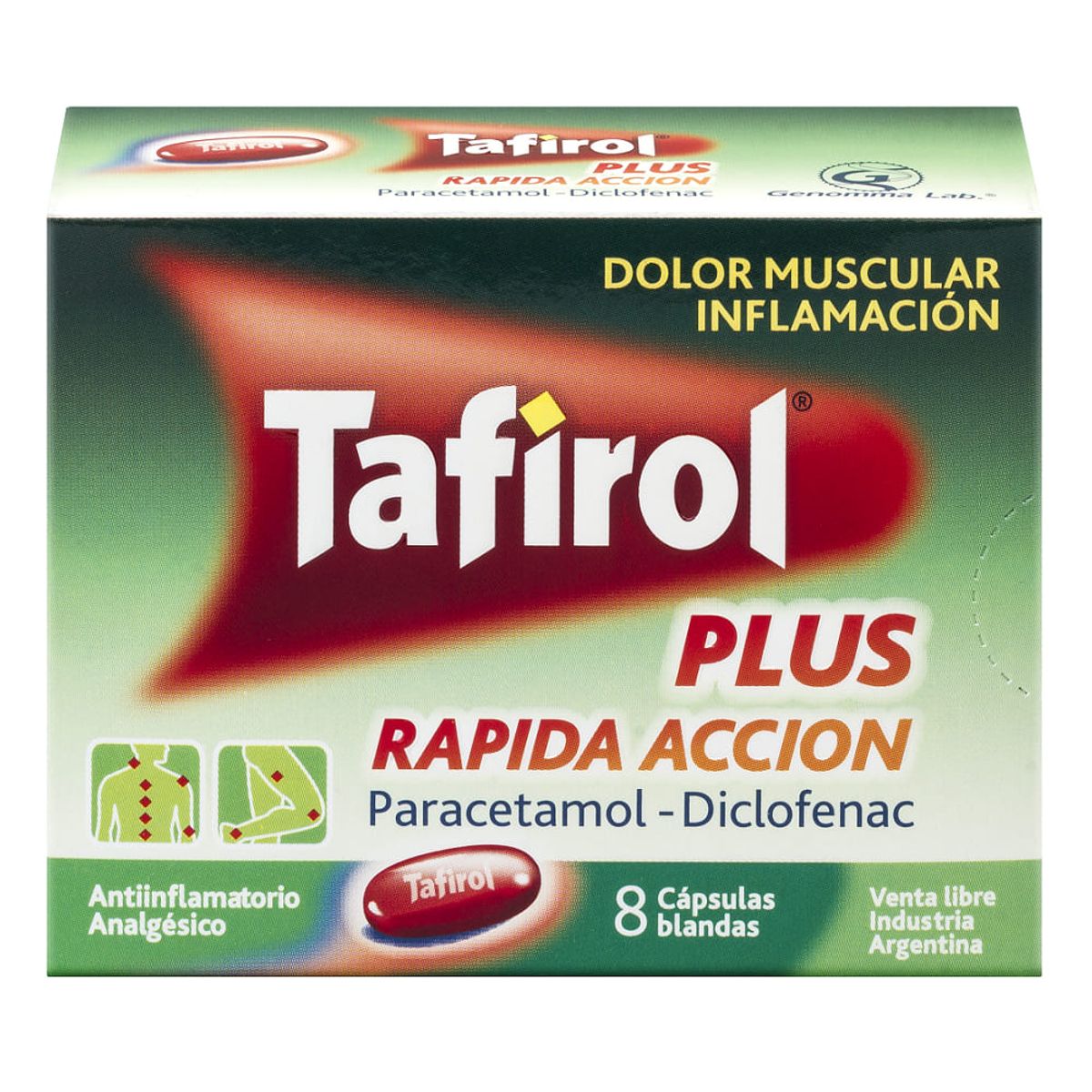 Tafirol Plus Rapida Accion Caps.Bl. X 8 - Farmalife