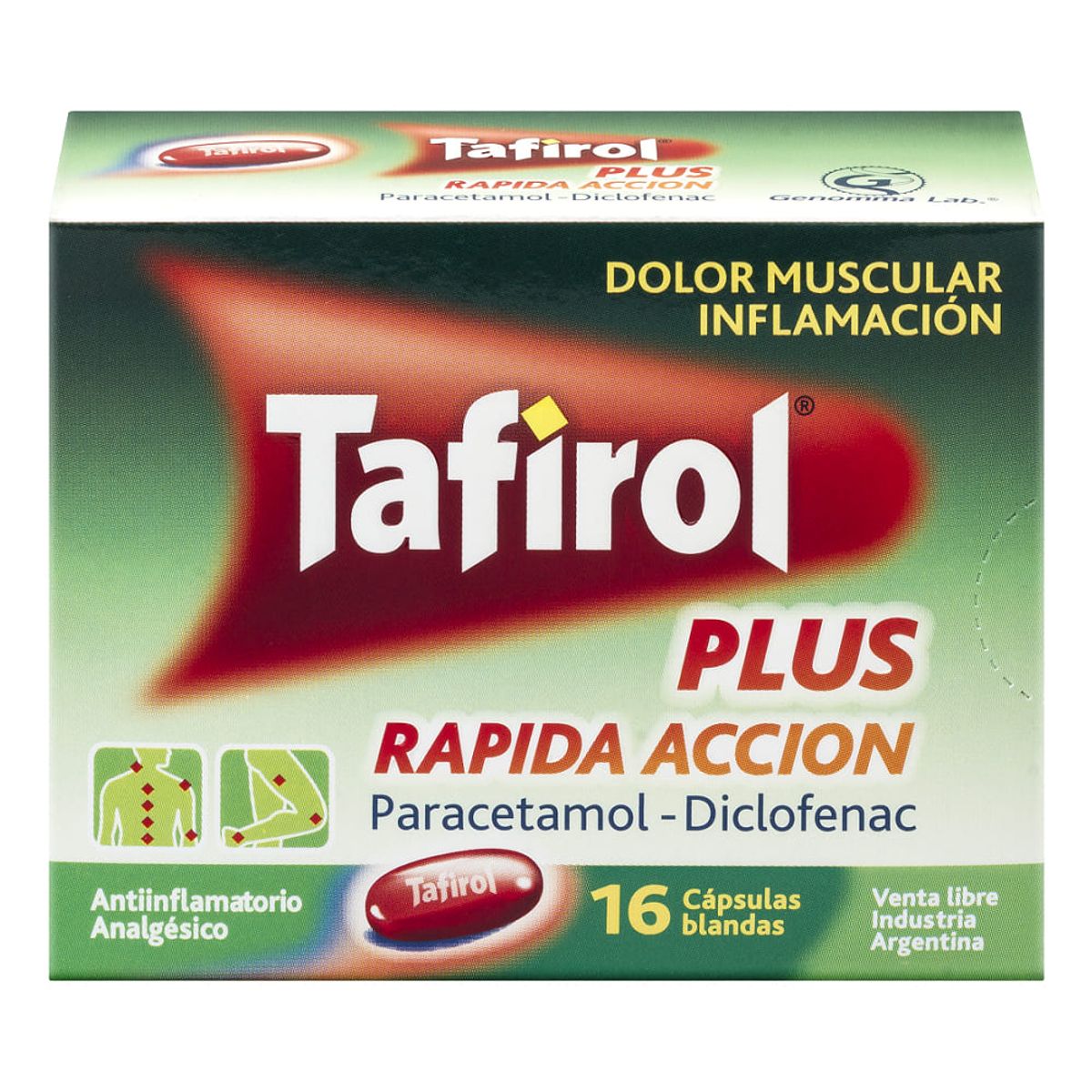 Tafirol Plus Rapida Accion Caps.Bl. X 16 - Farmalife