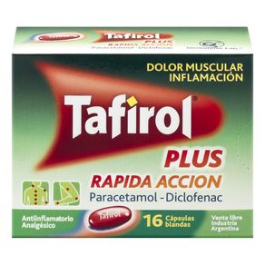 Tafirol Plus Rapida Accion Caps.Bl. X 16 - Farmalife