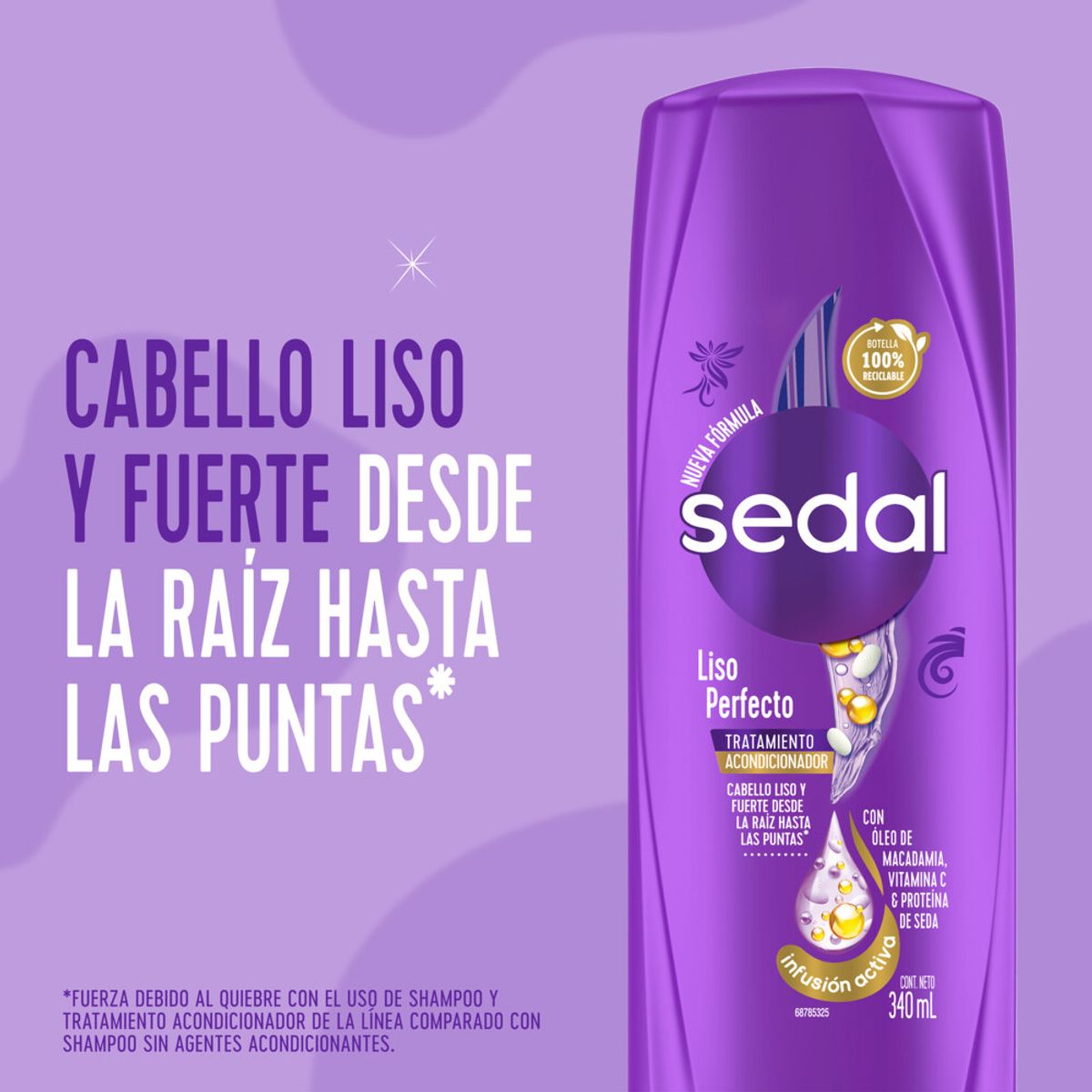 Acondicionador Sedal Liso Perfecto 340 Ml - Farmalife