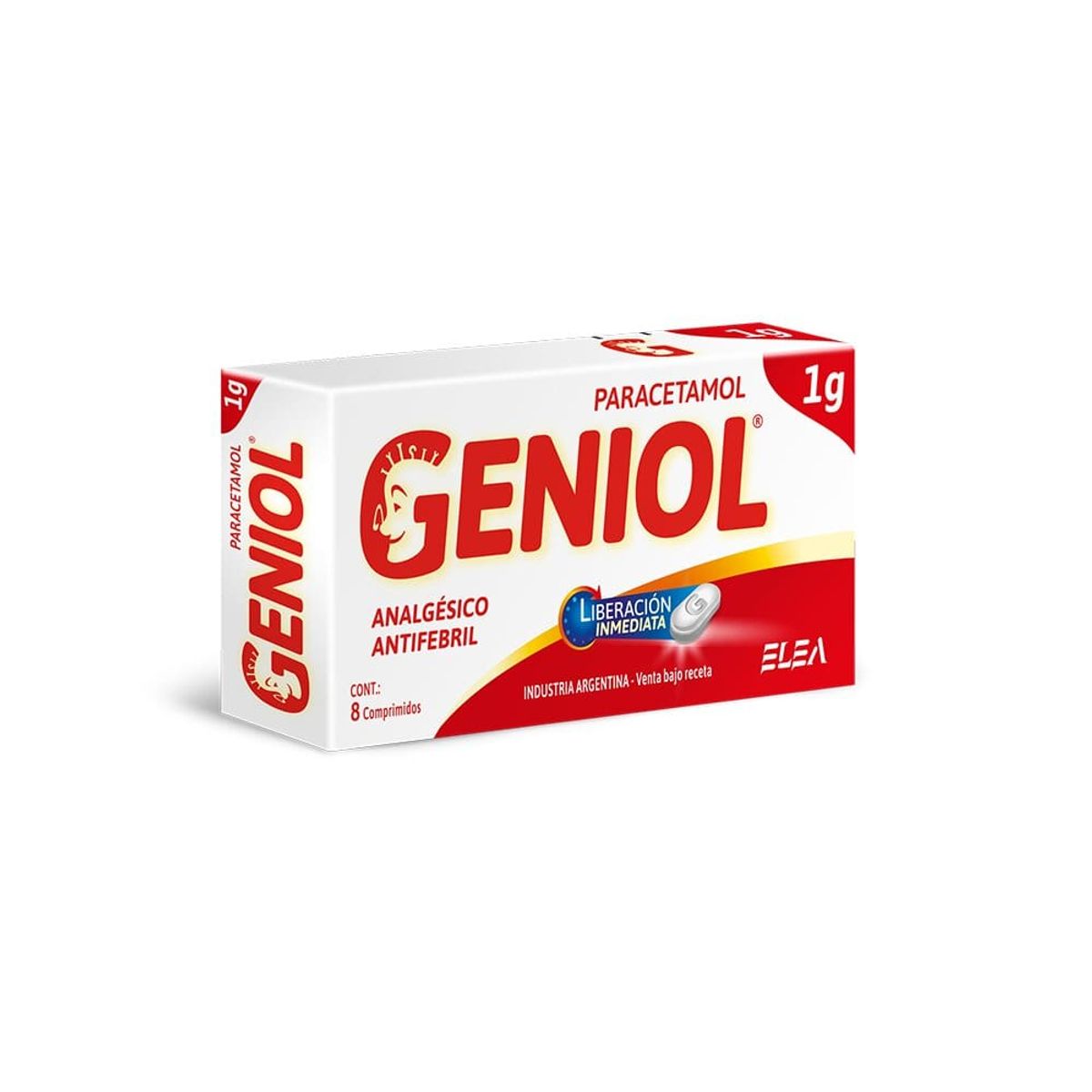 GENIOL 1G BLISTER X 8 COMPRIMIDOS - Farmalife