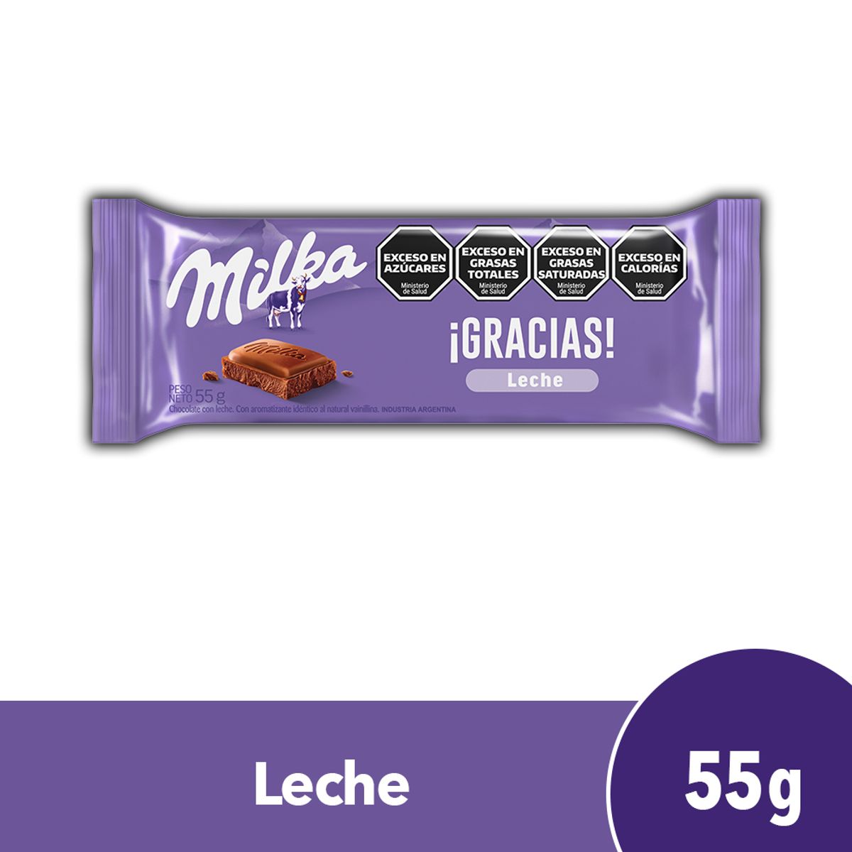 MILKA CHOCOLATE CON LECHE X 55GR - Farmalife