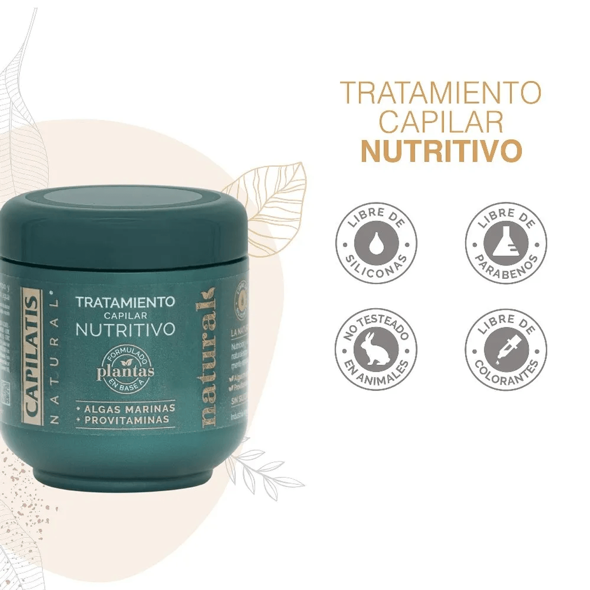 CAPILATIS TRATAMIENTO CAPILAR NUTRITIVO POTE 200 G - Farmalife