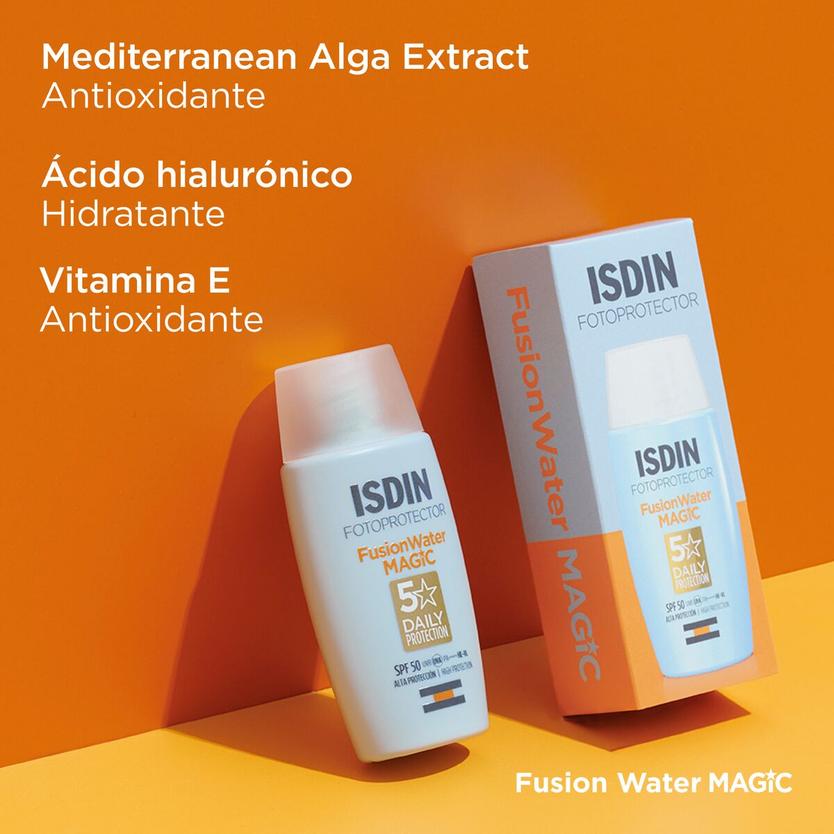 ISDIN FOTO FUSION WATER MAGIC 5 STARS 50 SPF - X 50ML - Farmalife