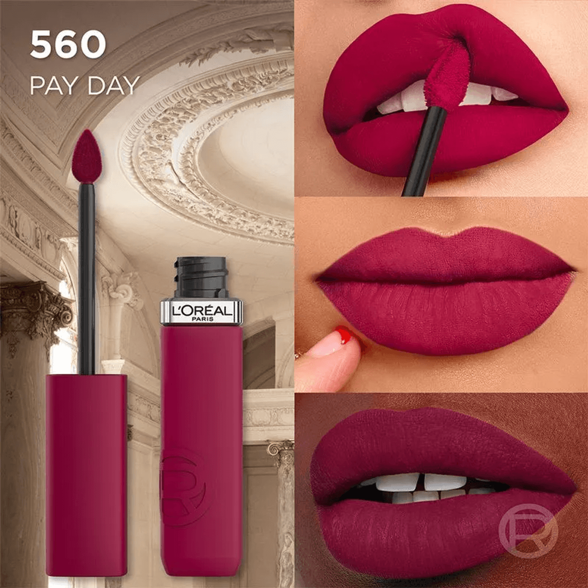 Labial Líquido L'Oréal Paris Infallible Le Matte Resistance Tono 560 ...