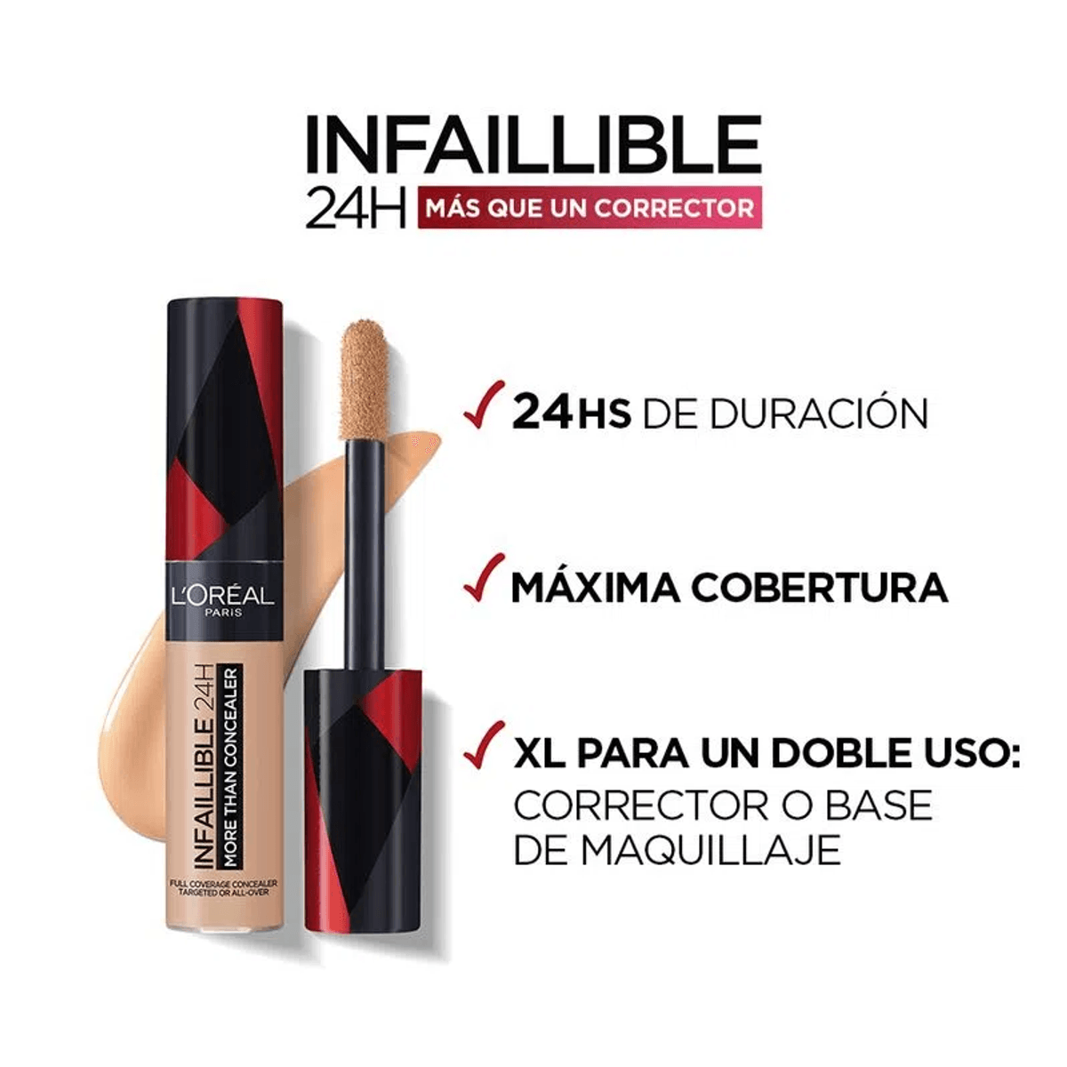 Corrector de Ojos L'Oréal Paris Infaillible Tono Walnut - Farmalife