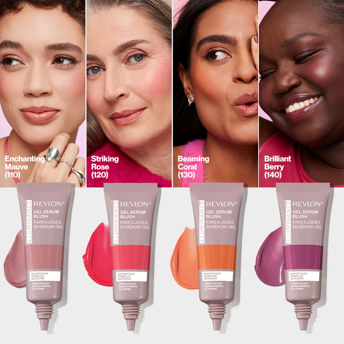 Revlon Illuminance Gel Serum Blush Striking Rose - Farmalife