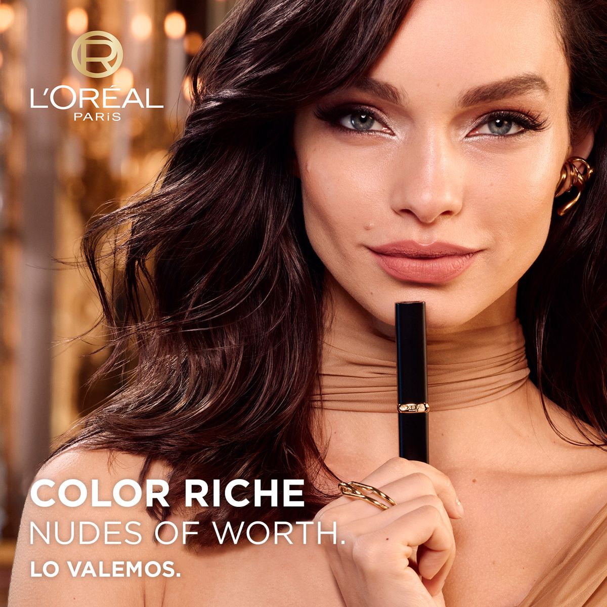 Labial Matte L'Oréal Paris Color Riche Tono Worth It Intense - Farmalife