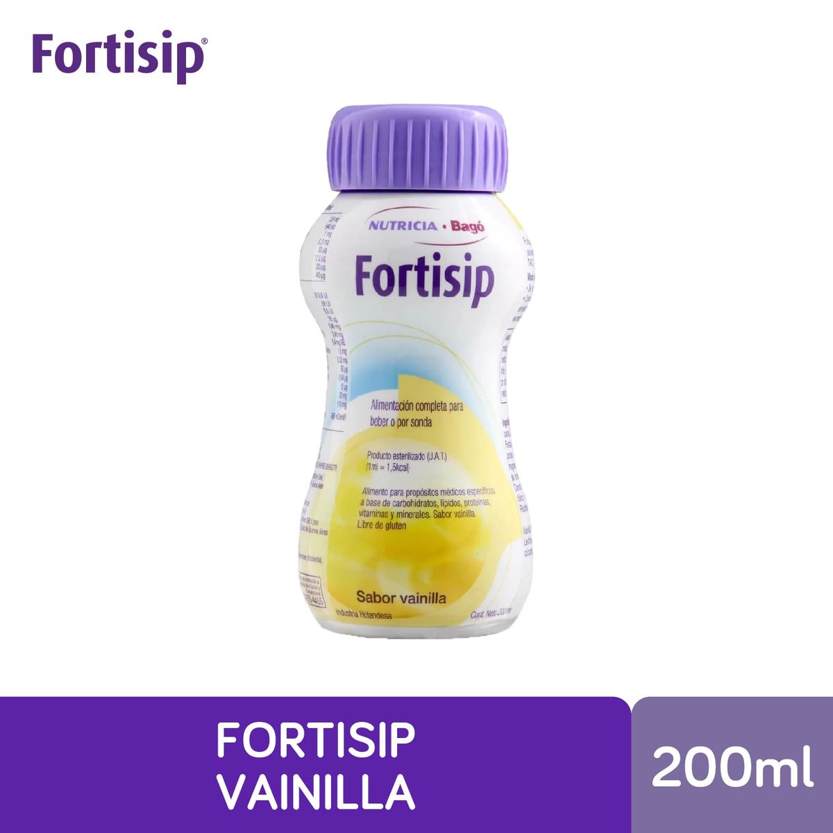 Fortisip Bebible Sabor Vainilla 200 Ml - Farmalife
